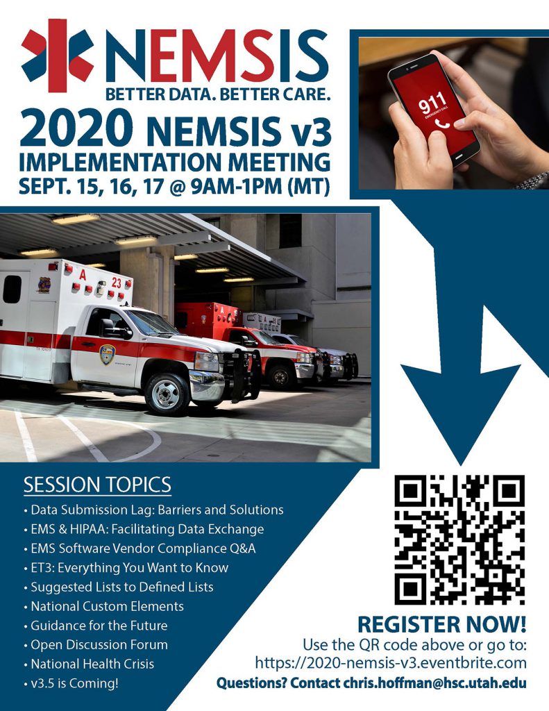 2020 NEMSIS Annual Meeting and Boot Camp - NEMSIS